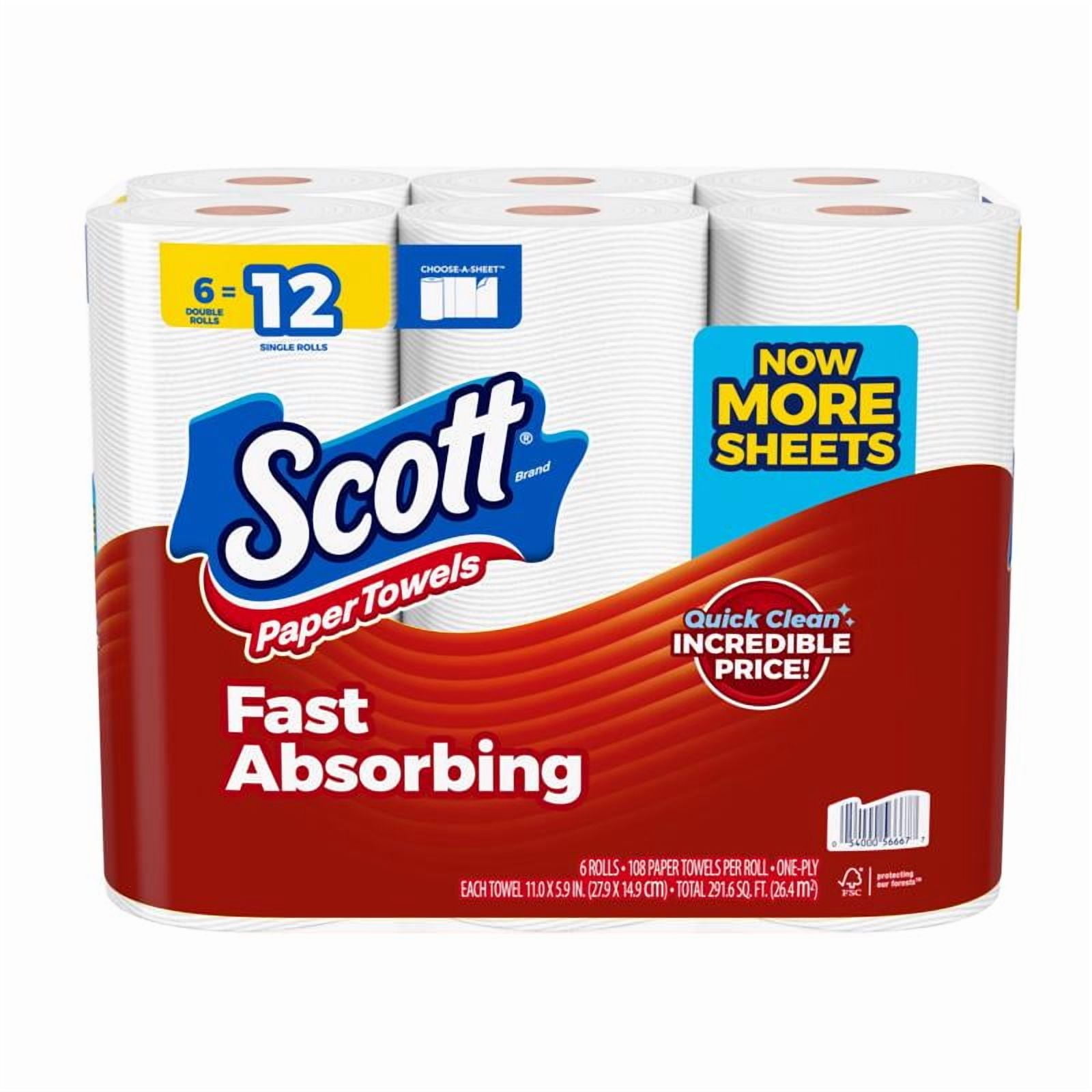 Click here for Scott Ppr Twls 1ply 108sht 6pk(Pack Of 1) prices