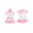 Cenuakty Little Girls Beach Cover Up 3T 4T 5T 6T Hooded Robe Short ...