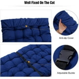 Lineslife Cot Pads for Camping, Soft Comfortable Cotton Sleeping Cot ...