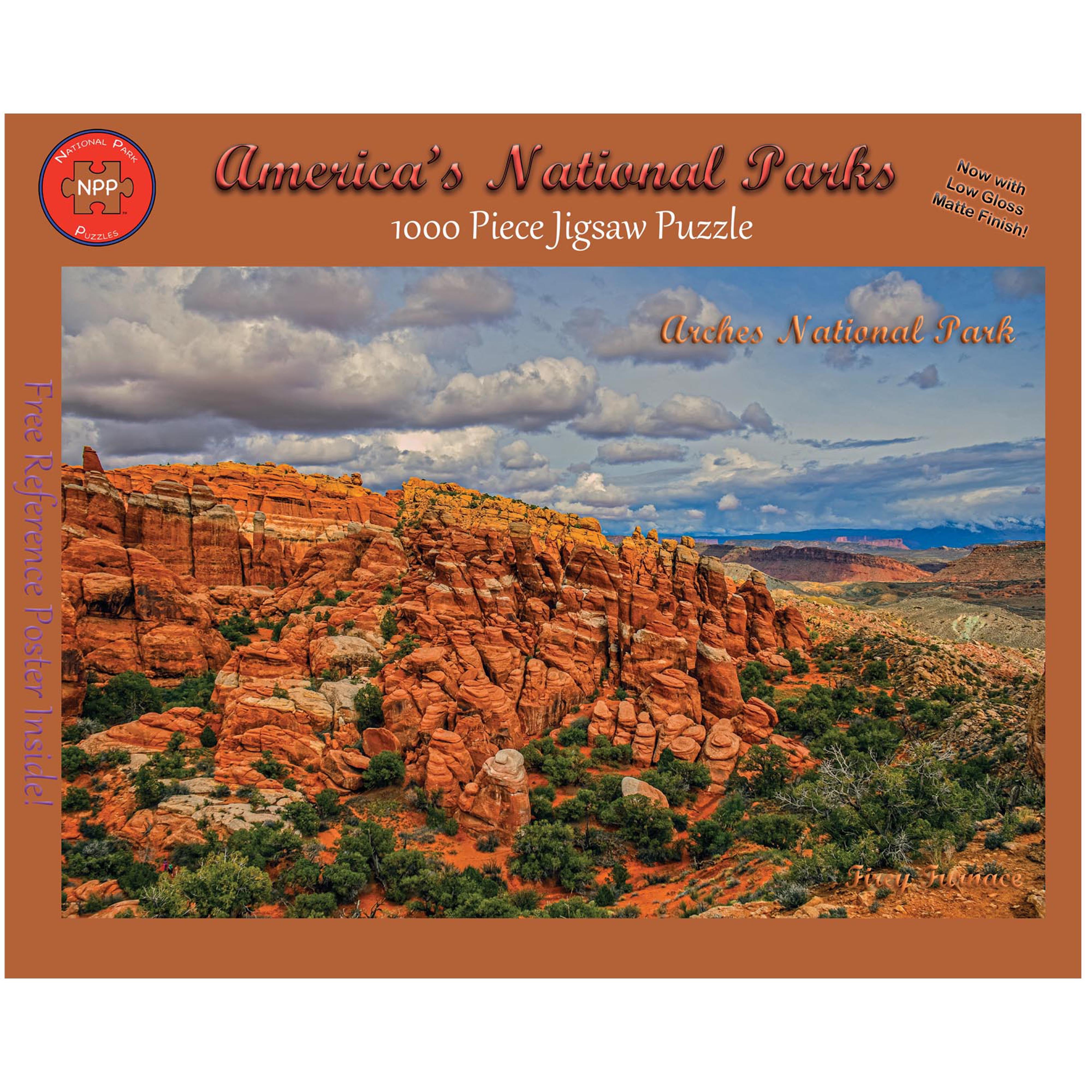 National Park Puzzles Arches National Park Firey Furnace 1000 Piece ...