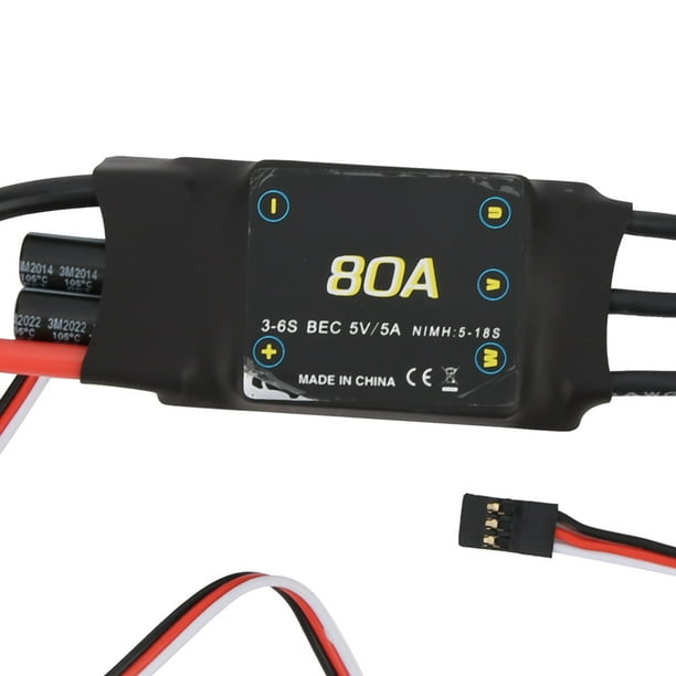 Drone ESC, Built-In 5v/6v/7.4v/8.4v Adjustable BEC Super Anti ...