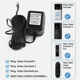 24V Doorbell Transformer Power Adapter for Video Doorbell Ring 1/2/2 ...