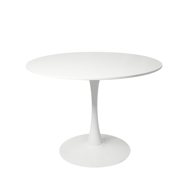 Aykah Round Modern Dining table for 2/4 - Manufactured Wood Round Table ...