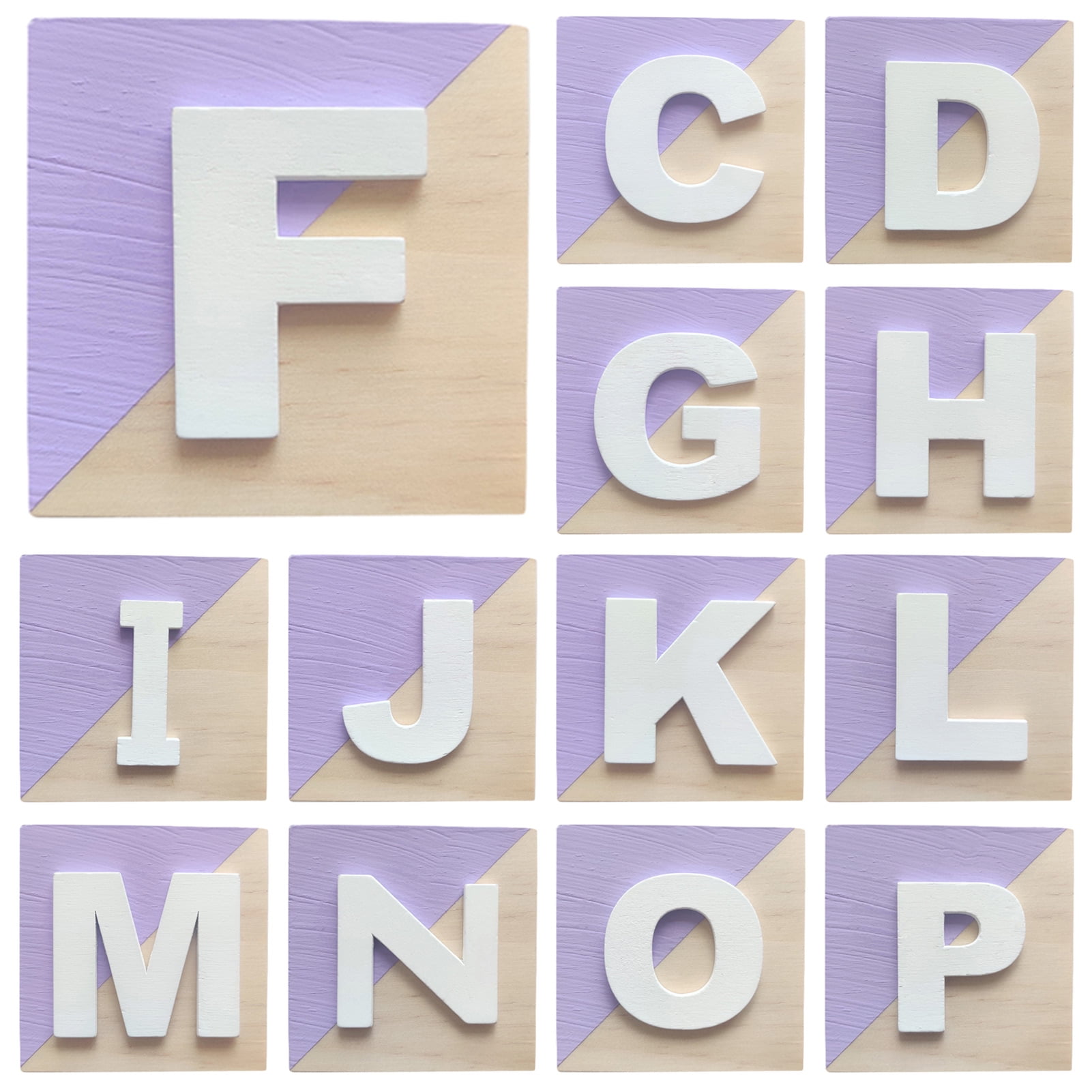 Classic Wooden Alphabet Blocks