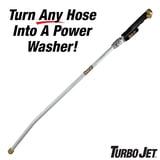 Turbo Jet Adjustable High Pressure Power Washer with Water Sprayer Hose ...
