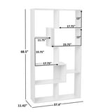 Mainstays Modern 8-Cube Bookcase, White - Walmart.com
