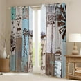 Windmill Curtains & Drapes, Rustic Farmhouse Blackout Curtains 42"Wx84 ...