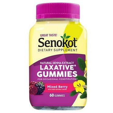 Senokot Kids Mixed Berry Laxative Gummy Age 2+, Senna Extract for ...