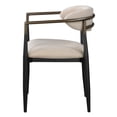ACME Mid-Century Upholstered Jaramillo Wooden Dining Side Chairs in ...