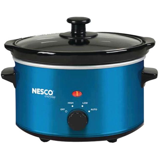 Nesco(R) Nessc150B Nesco(R) 1.5-Quart Oval Slow Cooker (Metallic Blue ...