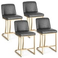 Summit Living 24’’ Counter Height Bar Stools Set of 4 with Back for ...