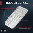 12V Car Interior Roof Light LED Dome Ceiling Lamp for RV Camper Trailer ...
