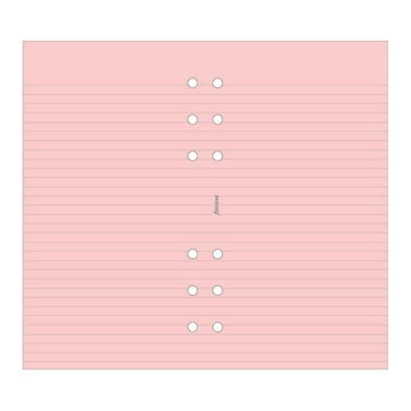 Filofax Papers 100 Plain and Ruled Notepaper, Multicolor Assortment ...