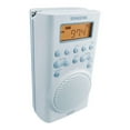 Sangean Waterproof Shower Radio, AM/FM/WX, Compact Design, Sky Blue ...
