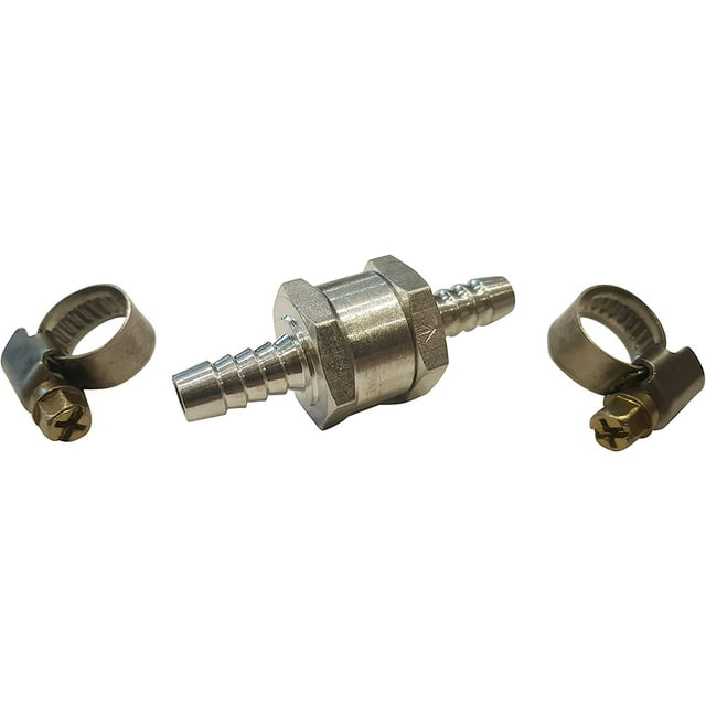 Muzzys 10mm, 3/8", Fuel Check Valve, Inline, One-Way, Non-Return ...