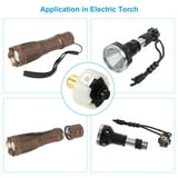 Uxcell 17mm/20mm Latching Push Button Switch, 6 Pcs DC 30V 1A On/Off ...