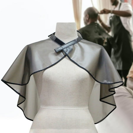 Short Barber Haircut Cape Reusable Salon Cloak Bib Smock for Hair ...