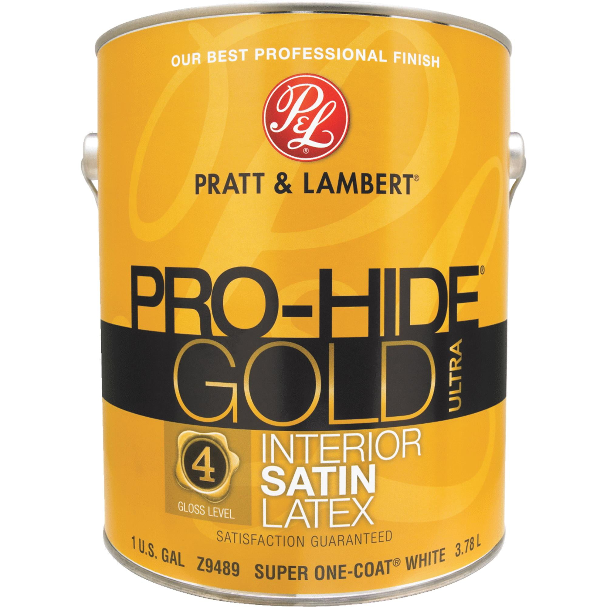Pratt & Lambert Pro-Hide Gold Ultra Latex Satin Interior Wall Paint ...