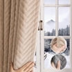 Lapalife Quilted Heavy Duty 100% Blackout Curtain, Thermal Insulated ...