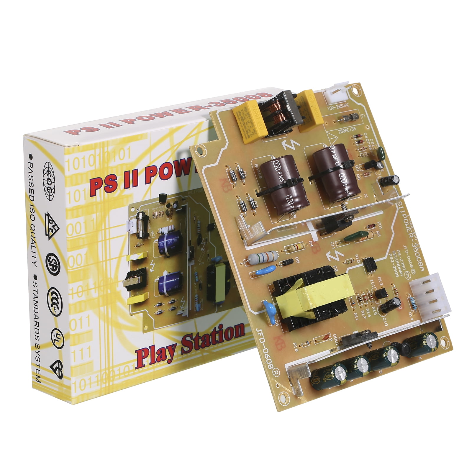 Pepisky Relacement For Ps2 Fat Console Built-In Power Supply Board Motherboard 15*12*3cm