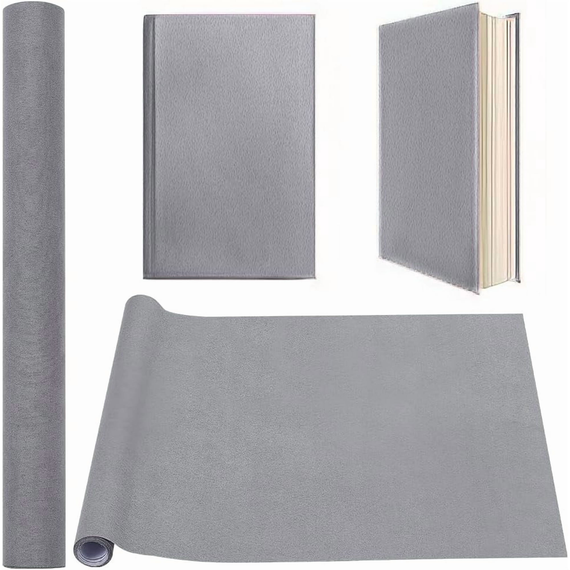 Click here for Nobrand 51 X 11.8 Inch Silver Gray Book Cloth Pape... prices
