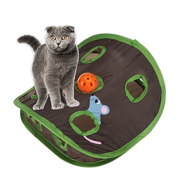 Self-Righting Cat Toy with Feathers - Interactive 360° Rolling Ball for ...