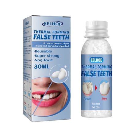 Thermal Forming False Tooth Kit Tooth Granules for Missing and Broken ...