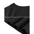 Black Two-Piece Set With Smiling Sun Graphic Tee And Shorts, Casual ...