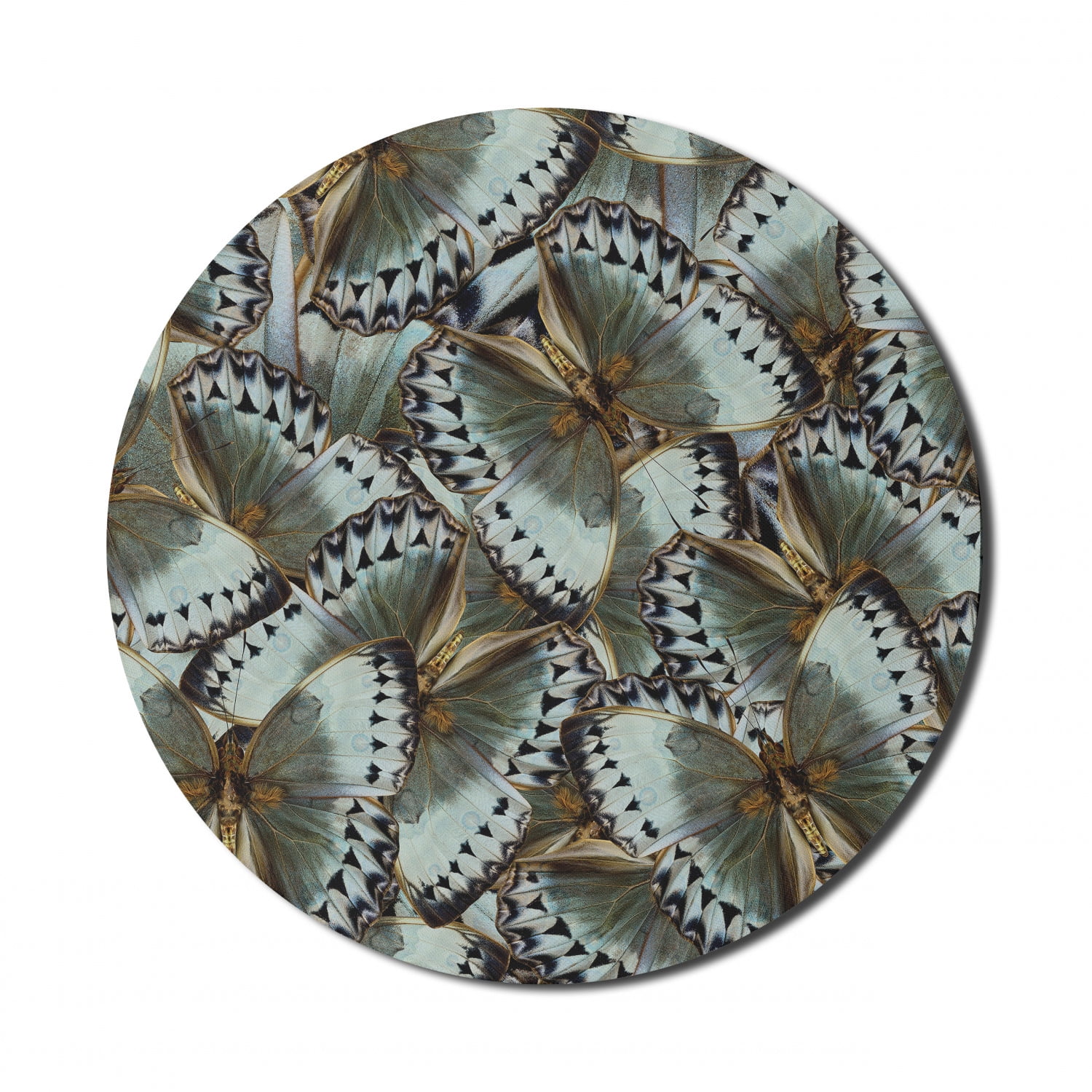 Exotic Mouse Pad for Computers, Butterflies Jungle Queen Animal Wings ...