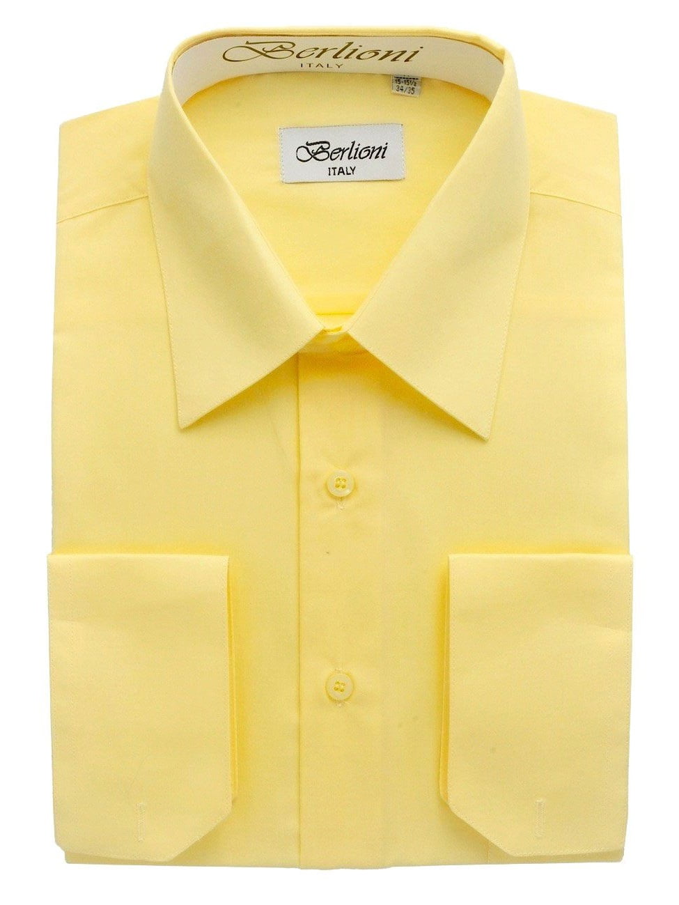 Men's Solid Color Dress Shirt - Walmart.com