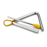 Yirtree 4 Inch Musical Steel Triangle Percussion Instrument With ...