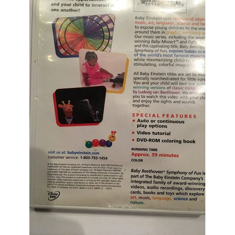 Baby Einstein Baby Beethoven Symphony Of Fun Dvd