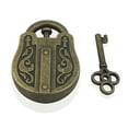 SKYESHEALLY Metal Puzzle Lock Cast Metal Brain Teaser Puzzle Magic ...