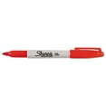 Sharpie Permanent Markers, Fine Point, Red, 12 Count - Walmart.com