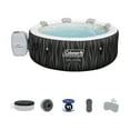 Coleman SaluSpa Hollywood Luxe AirJet Round Inflatable Hot Tub with LED ...