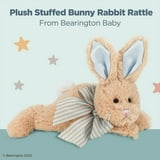 Bearington Baby Bunny Tail Plush Stuffed Animal Bunny with Rattle, 8 ...