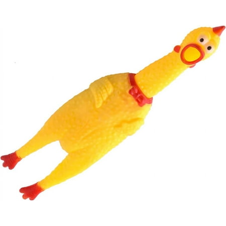 SHAR Durable Four Legged Squeaky Chicken Rubber Chicken Dog Dog Toy - Walmart.ca