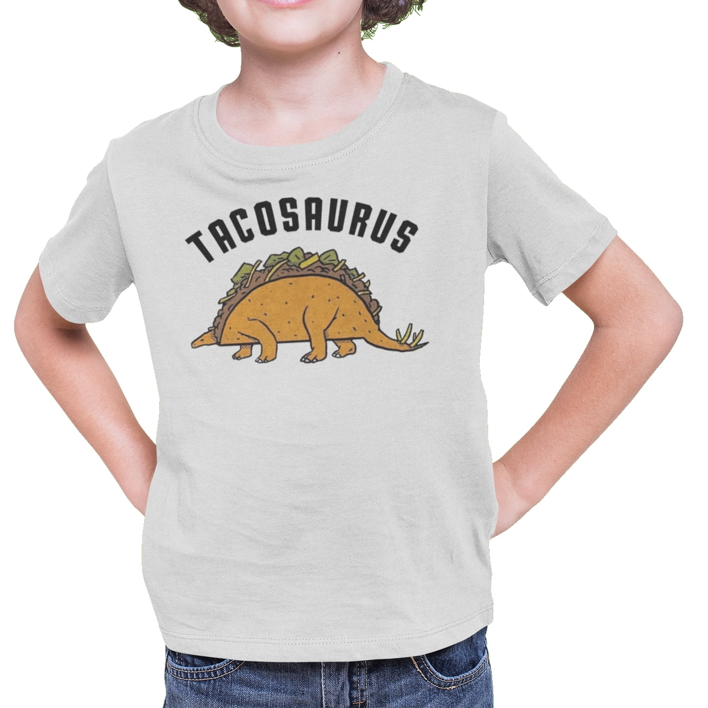 Playera TacoSaurus Meme Dinosaurios Niño y Niña Once Playera manga ...
