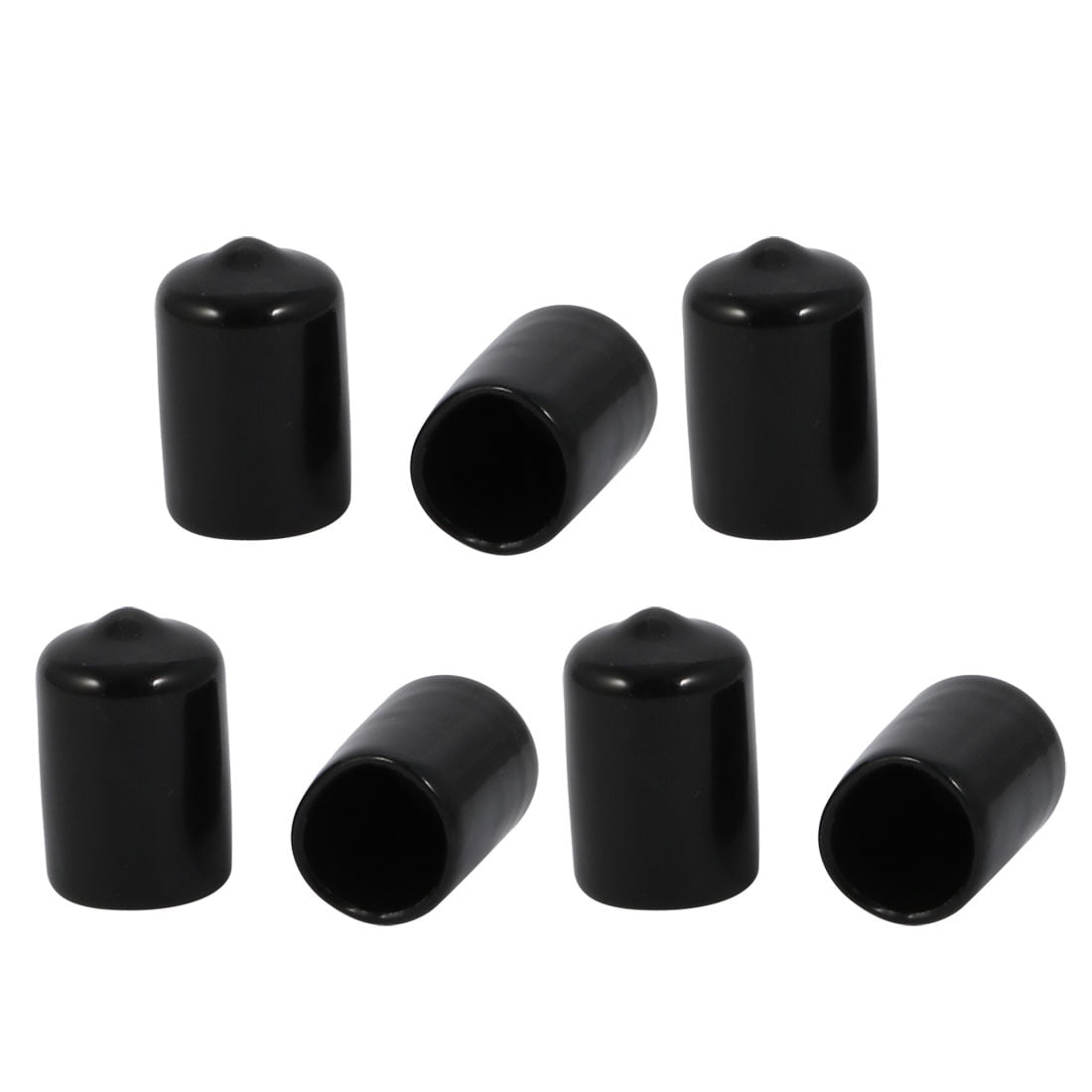 7pcs 13mm Inner Dia PVC Flexible Vinyl Cap Screw Thread Protector Cover ...