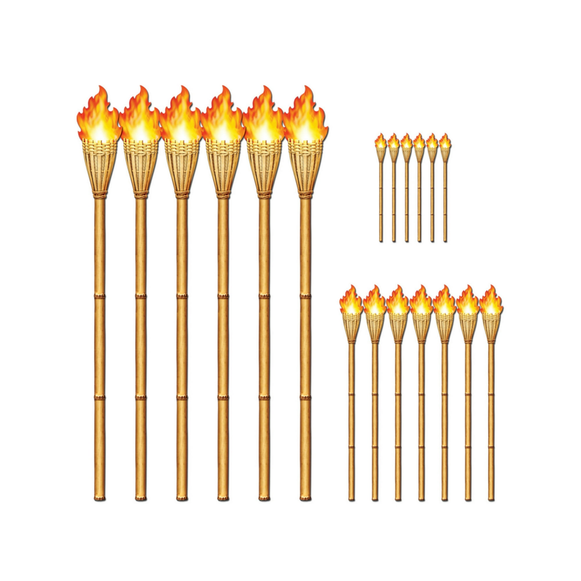 Tiki Torches Clipart