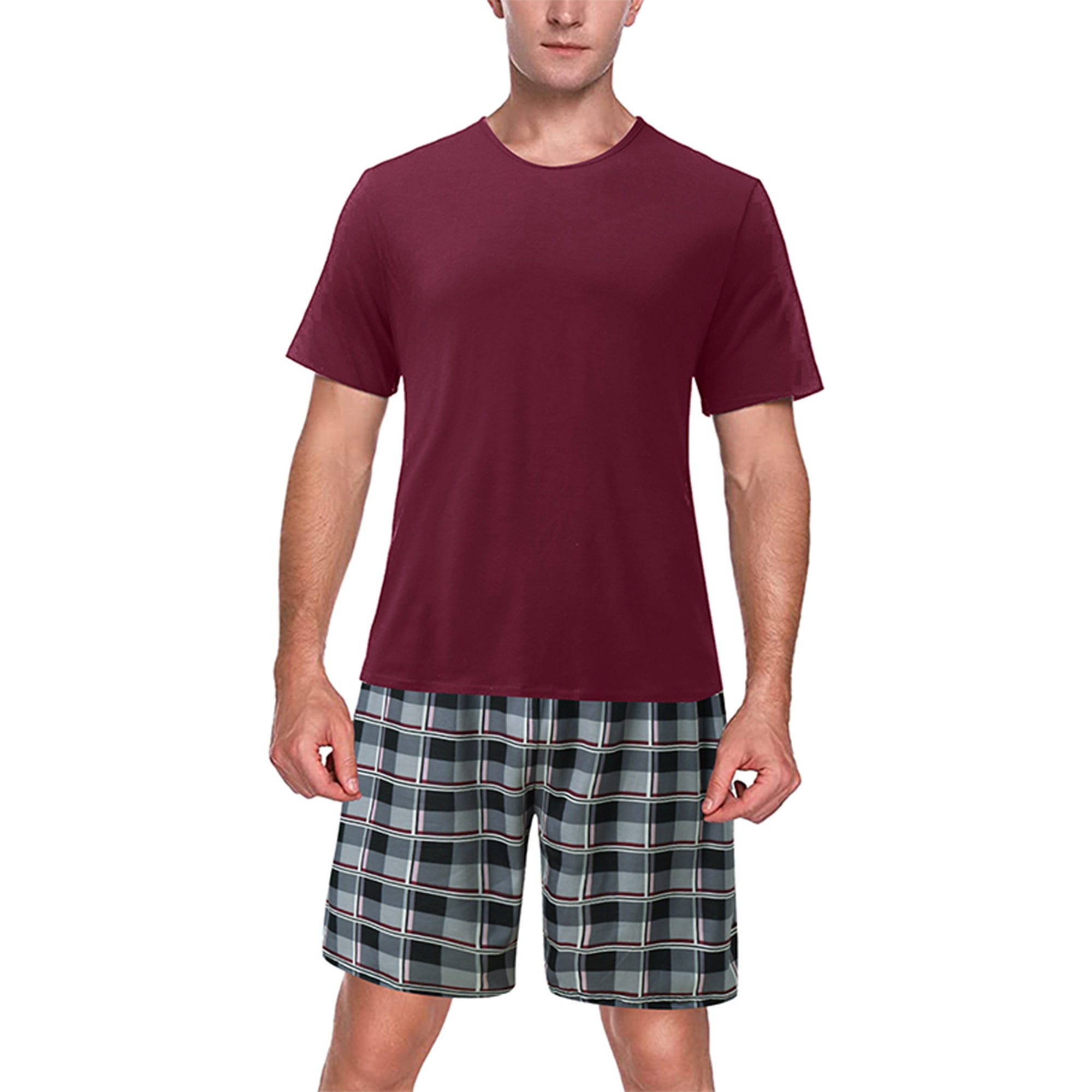 Click here for Fashnice Mens Sleepwear Two Pieces Nightwear 2 Pcs... prices