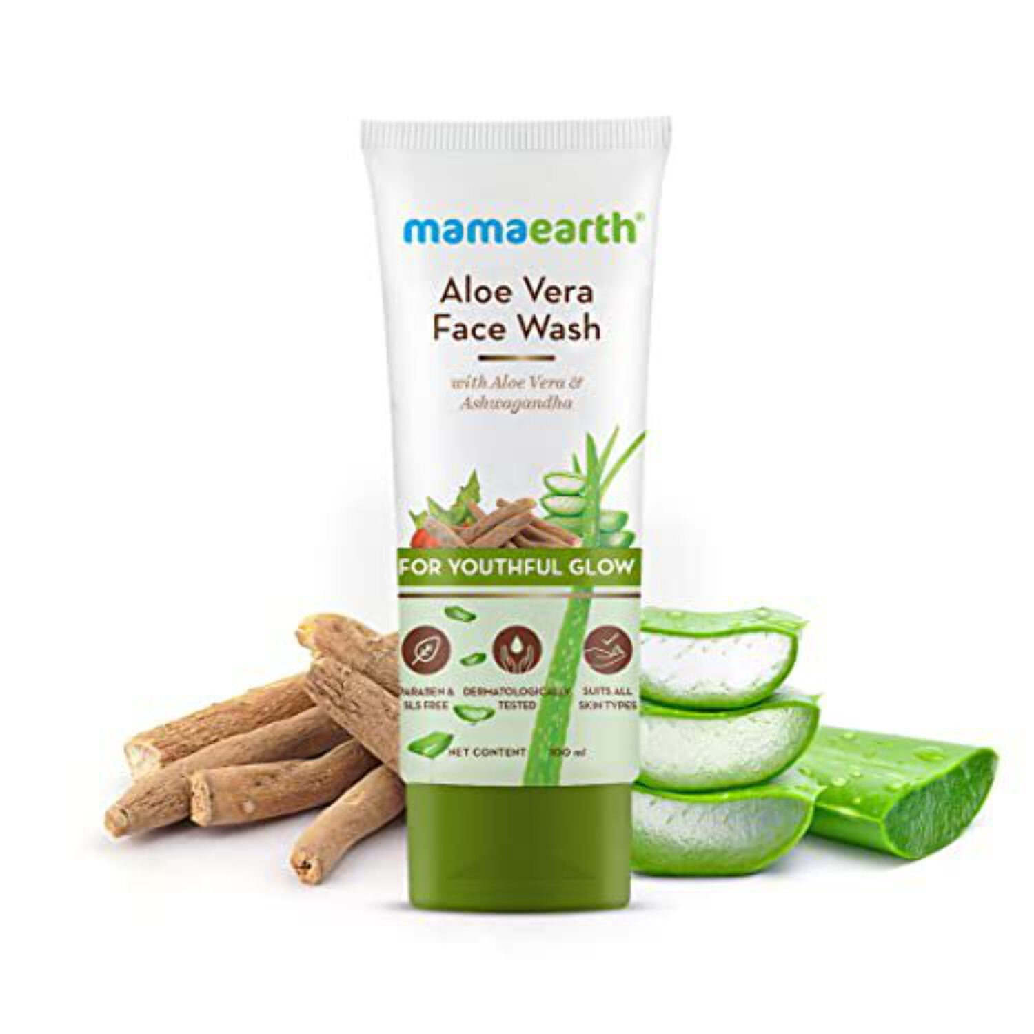 Click here for Mamaearth Aloe Vera Face Wash With Aloe Vera Ashwa... prices