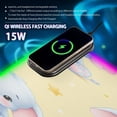 Large RGB Wireless Charging Mouse Pad Sweet Blue Elephant Stars14 LED ...