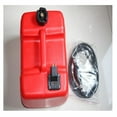 External 12L/3.2Gal Fuel Tank +Hose For Boat Outboard 2 Stroke 5HP 6HP ...