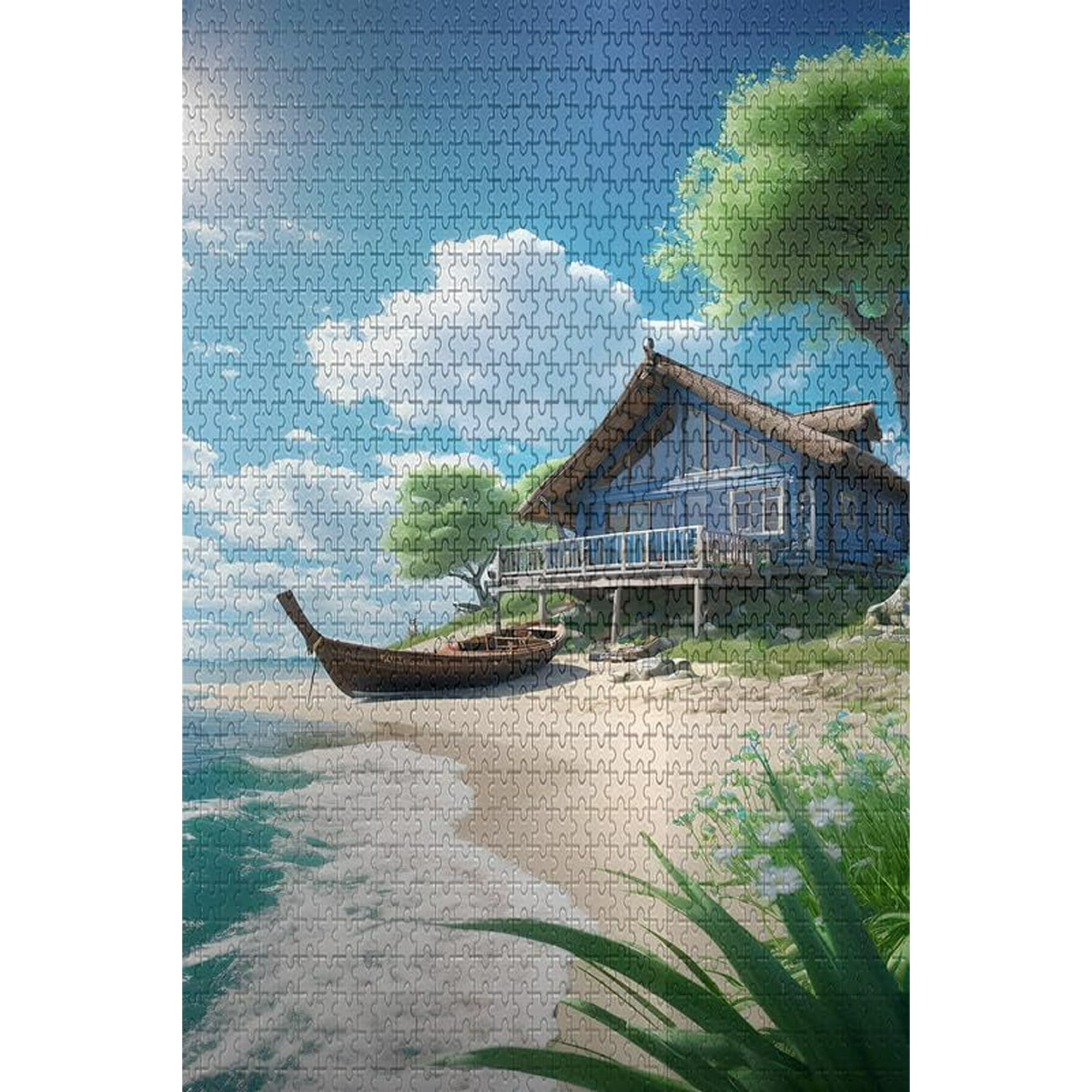 Click here for Wipblak Log Cabin Puzzles For Adults 1000 Piece Ji... prices