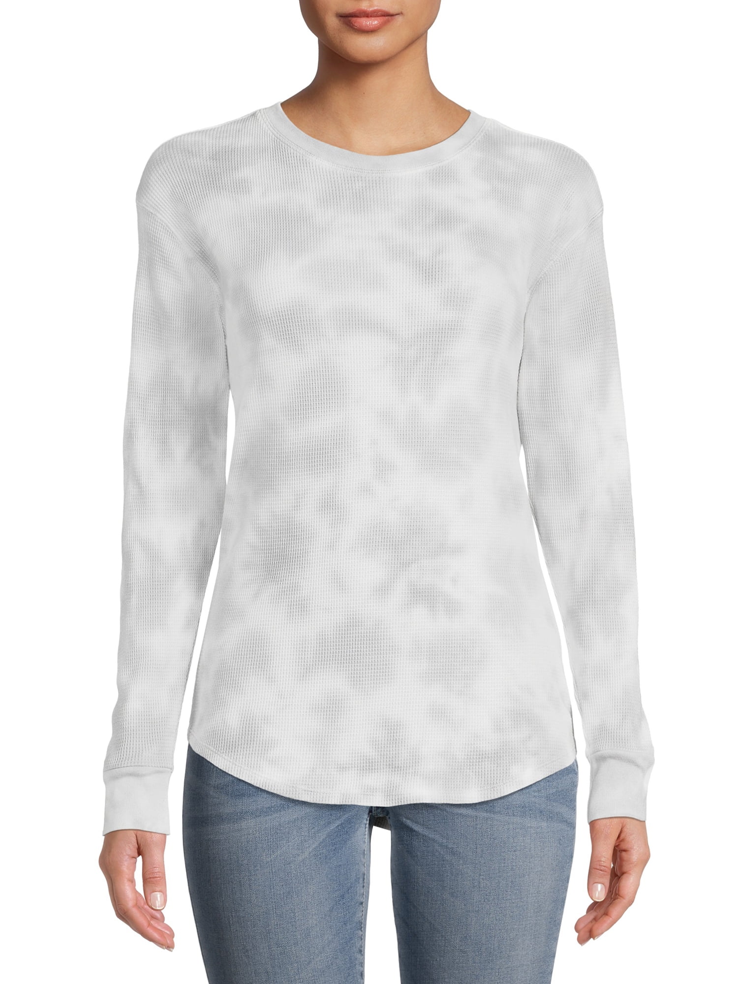 Time and Tru Women's Thermal Top with Long Sleeves - Walmart.com