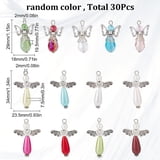 30Pcs Angel Beads Guardian Angel Charms Bulk Beading Fairy Charm Wing ...