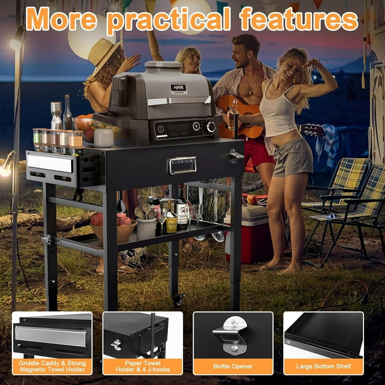Portable Outdoor Cooking Station Outdoor For Ninja Woodfire ...