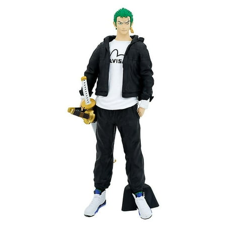 29cm One Piece Street Roronoa Zoro Action Figure Fashion Clothes Trend ...