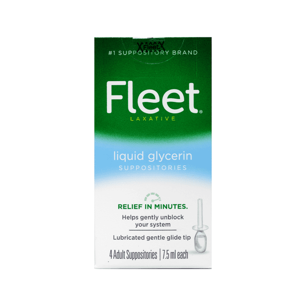 Fleet Liquid Glycerin Suppositories 4 Each - Walmart.com